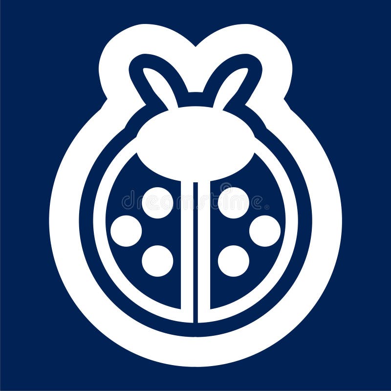 Ladybug Icons in Flat Style - Illustration Stock Vector - Illustration ...