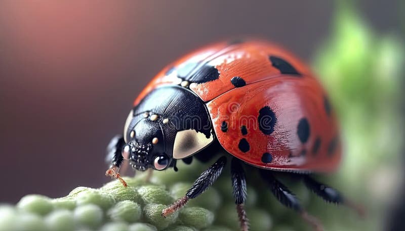Ladybug Illustration by Generative AI Stock Illustration - Illustration ...