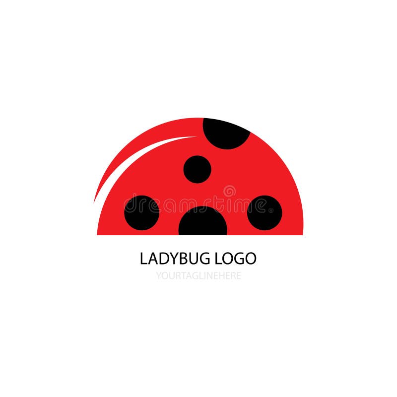 Ladybug Illustration Icon Logo Vector Stock Vector - Illustration of ...