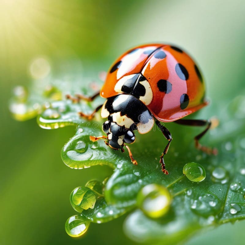 Ladybug Image Created by AI Generated Stock Illustration - Illustration ...