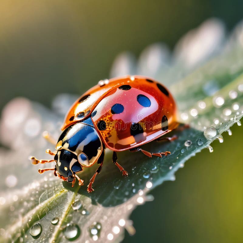 Ladybug Image Created by AI Generated Stock Illustration - Illustration ...