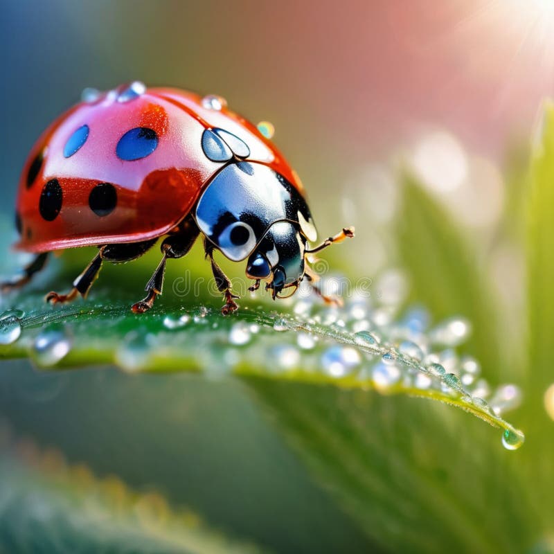 Ladybug Image Created by AI Generated Stock Illustration - Illustration ...