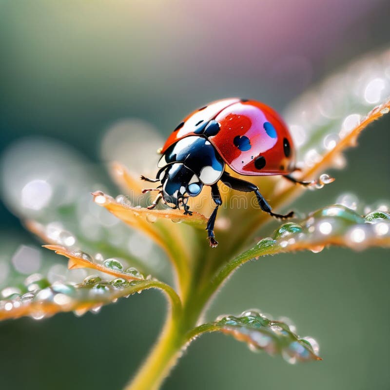 Ladybug Image Created by AI Generated Stock Illustration - Illustration ...