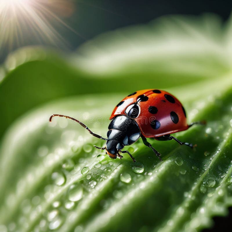 Ladybug Image Created by AI Generated Stock Illustration - Illustration ...