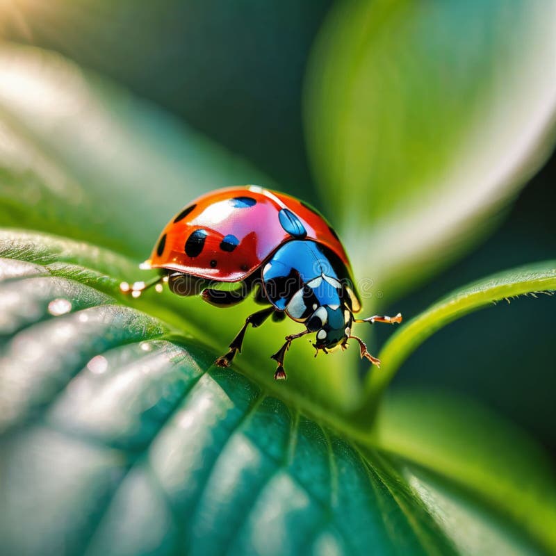 Ladybug Image Created by AI Generated Stock Illustration - Illustration ...