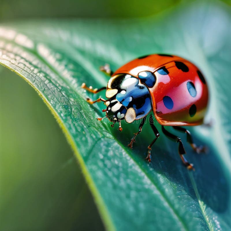 Ladybug Image Created by AI Generated Stock Illustration - Illustration ...