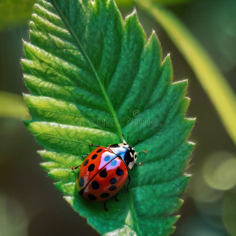 Ladybug Image Created by AI Generated Stock Illustration - Illustration ...
