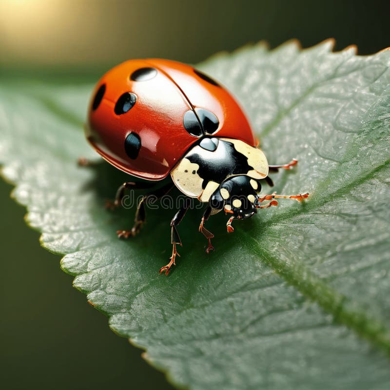 Ladybug Image Created by AI Generated Stock Illustration - Illustration ...