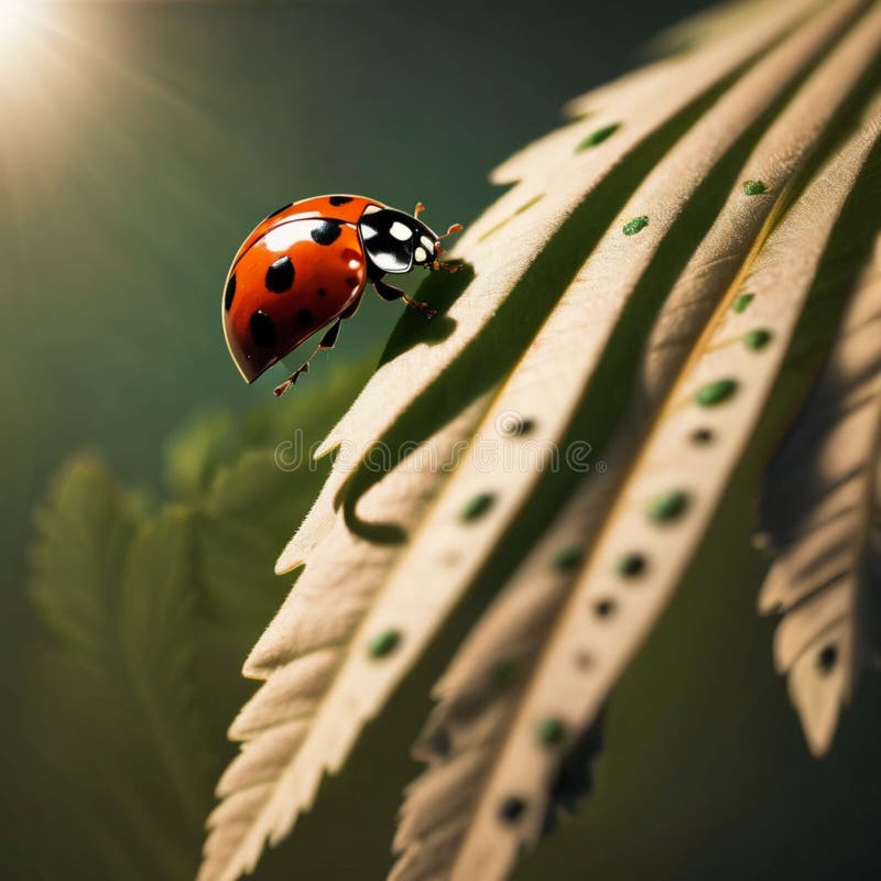 Ladybug Image Created by AI Generated Stock Illustration - Illustration ...