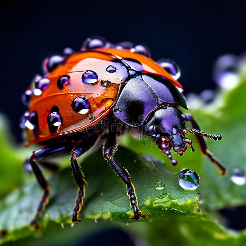 Ladybug Image Created by AI Generated Stock Illustration - Illustration ...