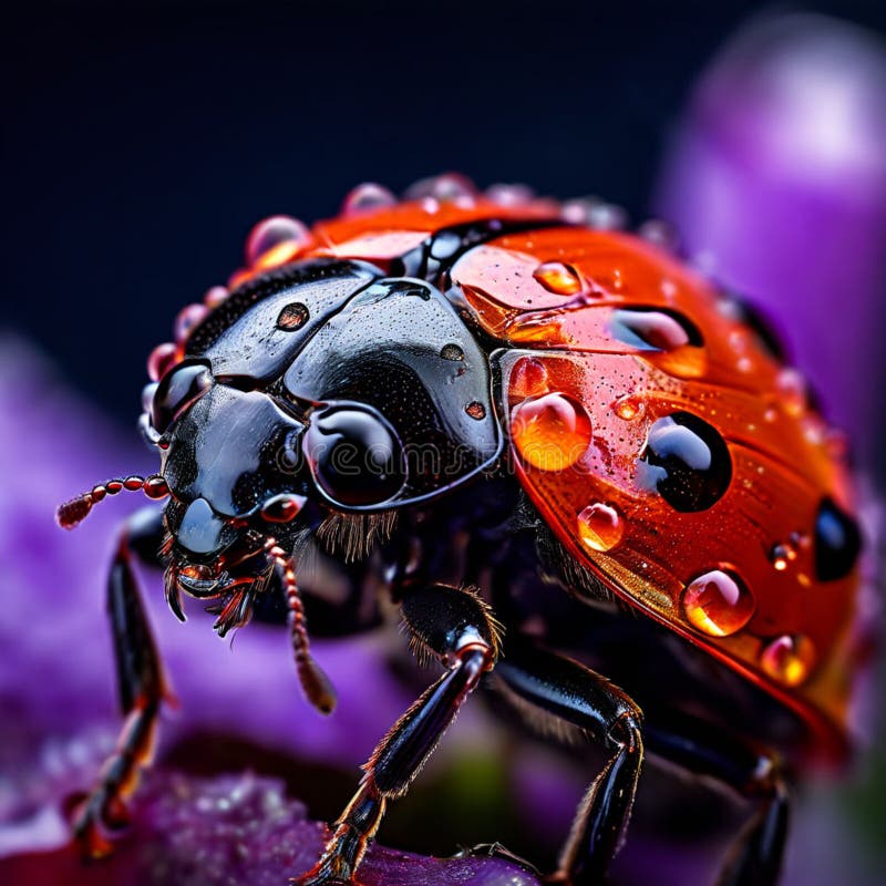 Ladybug Image Created by AI Generated Stock Illustration - Illustration ...