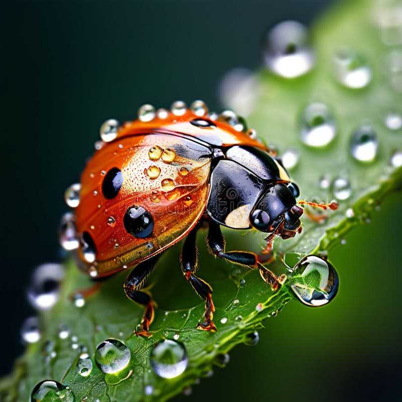 Ladybug Image Created by AI Generated Stock Illustration - Illustration ...