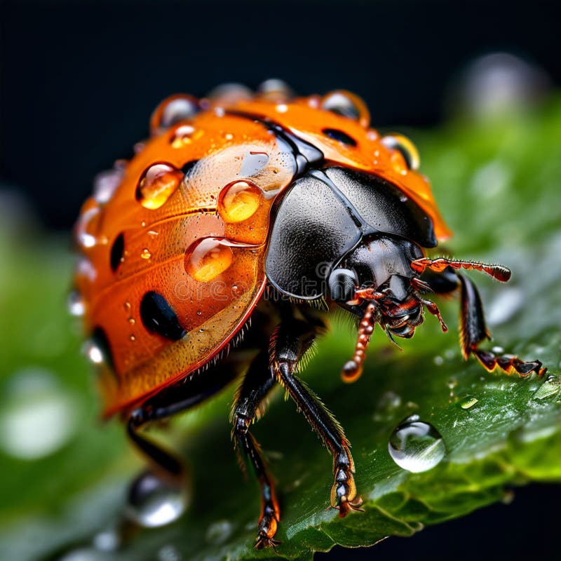 Ladybug Image Created by AI Generated Stock Illustration - Illustration ...