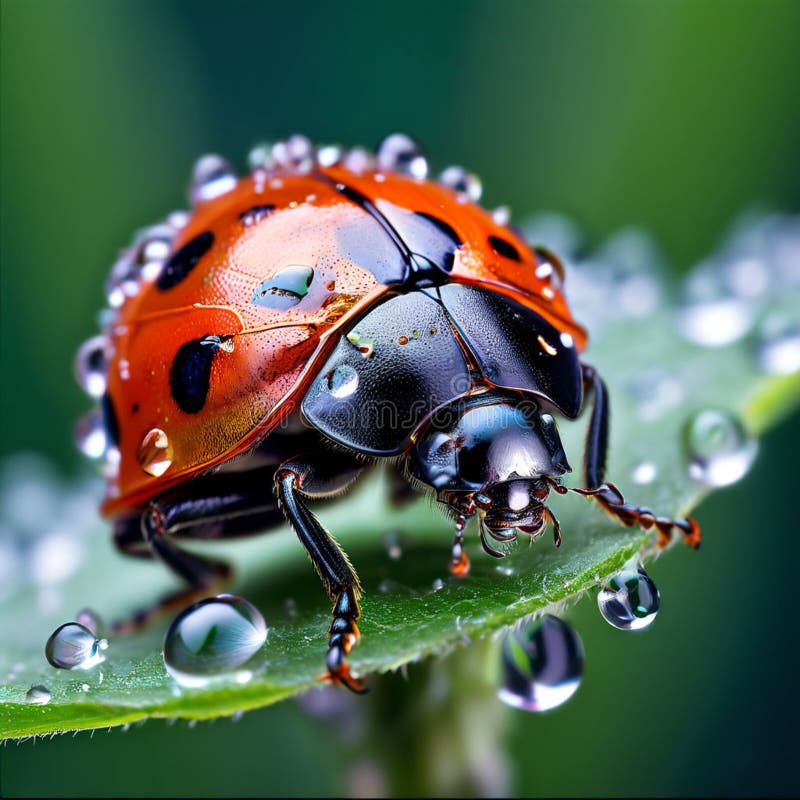 Ladybug Image Created by AI Generated Stock Illustration - Illustration ...