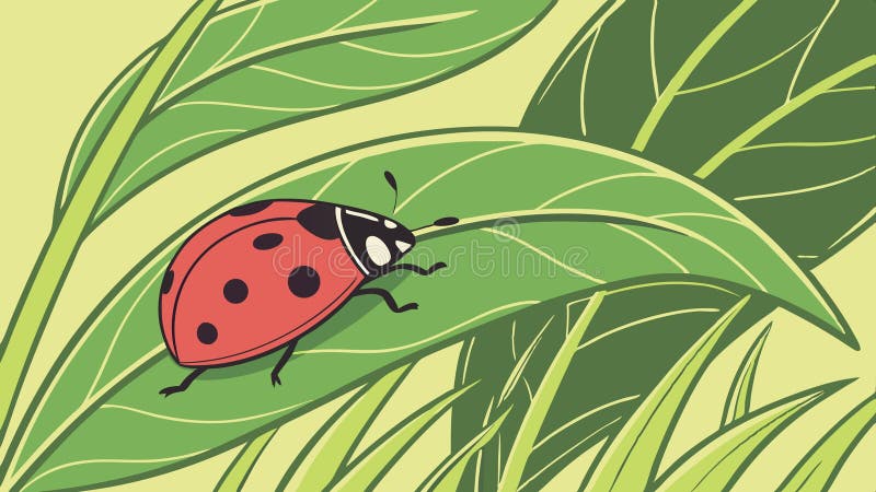 Ladybug on Leaf, Insect Nature, Garden Bug, Red Ladybug, Leaf Insect ...