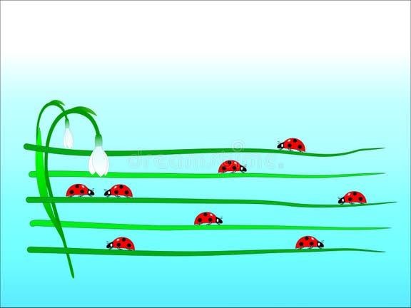 Ladybug March Cdr Format Stock Illustrations – 2 Ladybug March Cdr ...