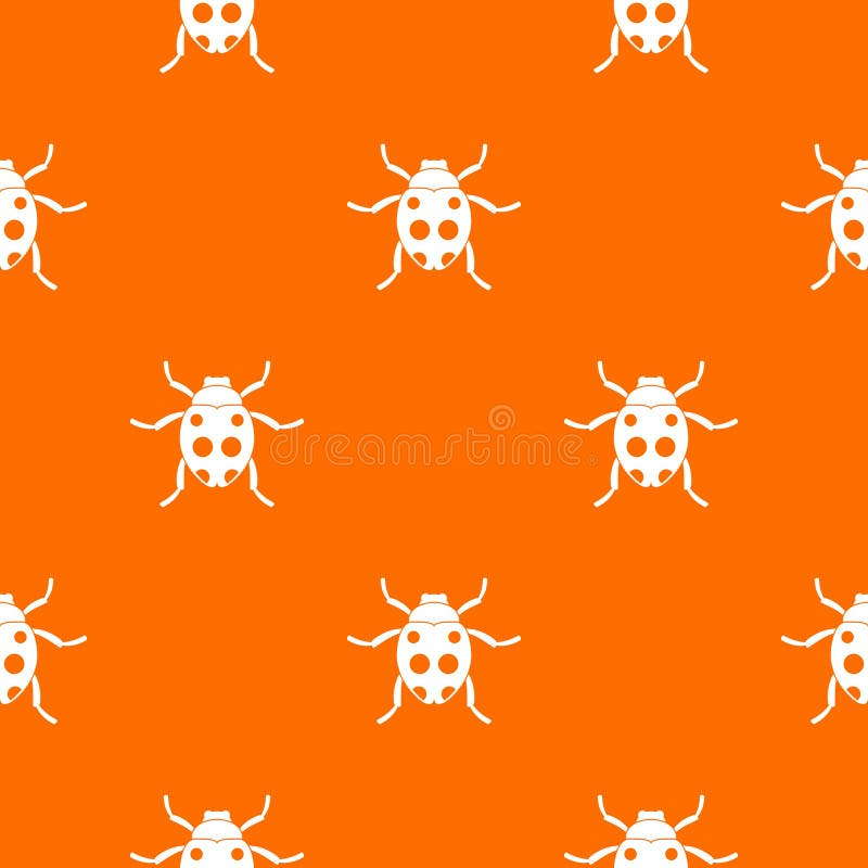 Ladybug pattern seamless stock vector. Illustration of isolated - 99021119