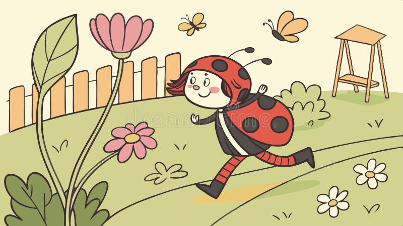 Ladybug Running in Garden, Insect Motion, Speedy Bug, Garden Runner ...