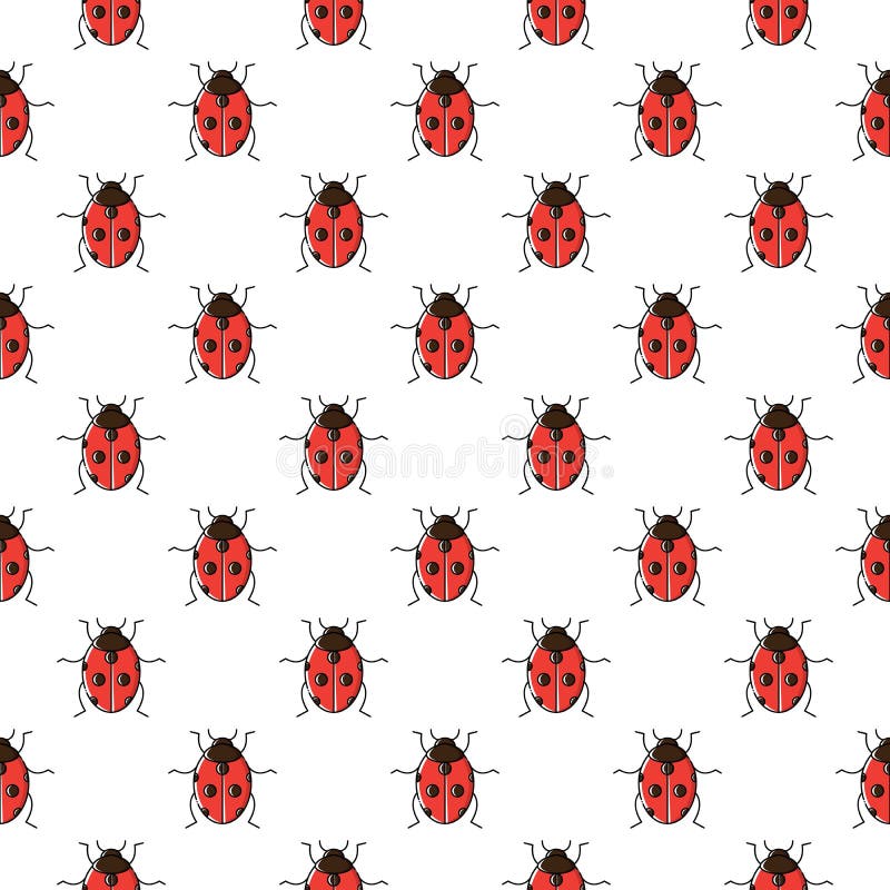 Ladybug wallpaper stock vector. Illustration of invite - 96651238