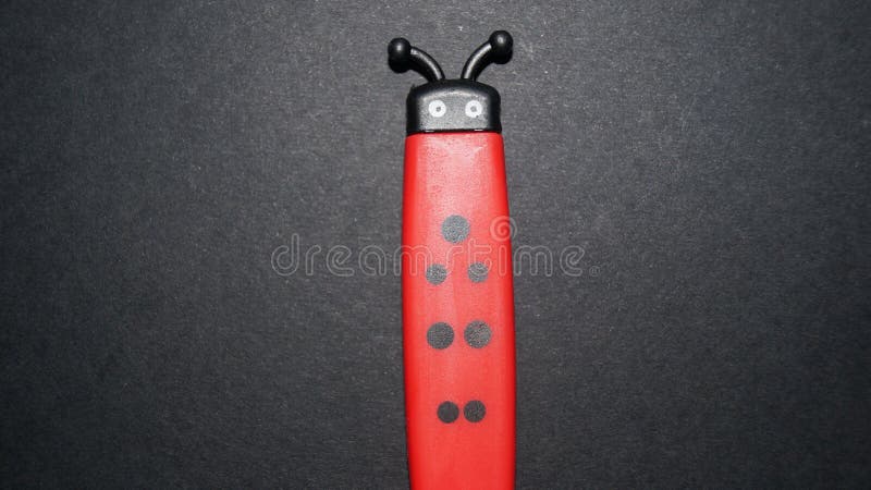Ladybug shaped pen stock image. Image of pencils, pens - 172573063