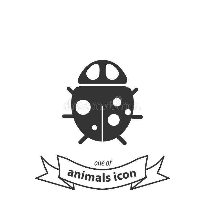 Ladybug sign stock vector. Illustration of vector, spots - 32566243