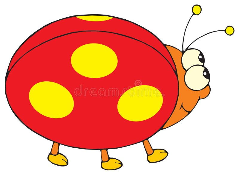 Ladybug (vector clip-art) stock vector. Illustration of clipart - 3279570