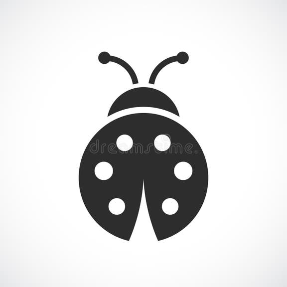 Ladybug Clipart Black White Stock Illustrations – 588 Ladybug Clipart ...