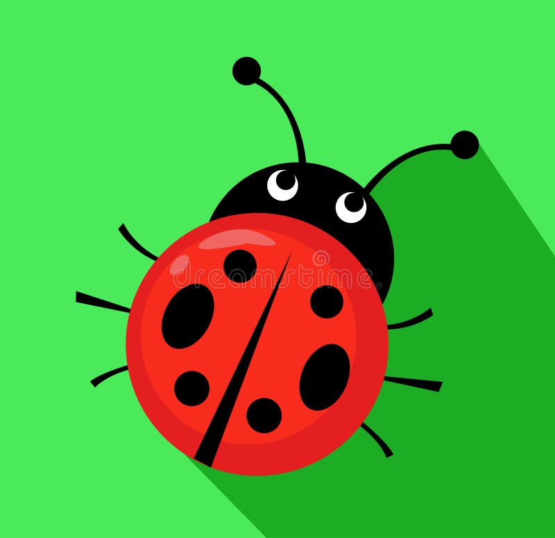 Ladybug Vector Illustration Stock Vector - Illustration of ladybug ...