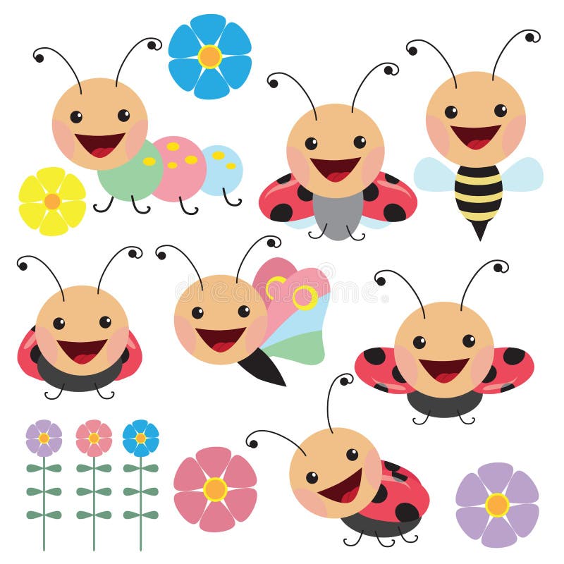 Ladybug Vector Illustration Stock Vector - Illustration of beetle ...