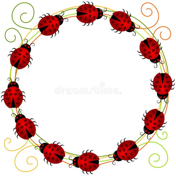 Ladybird Border Stock Illustrations – 1,011 Ladybird Border Stock ...