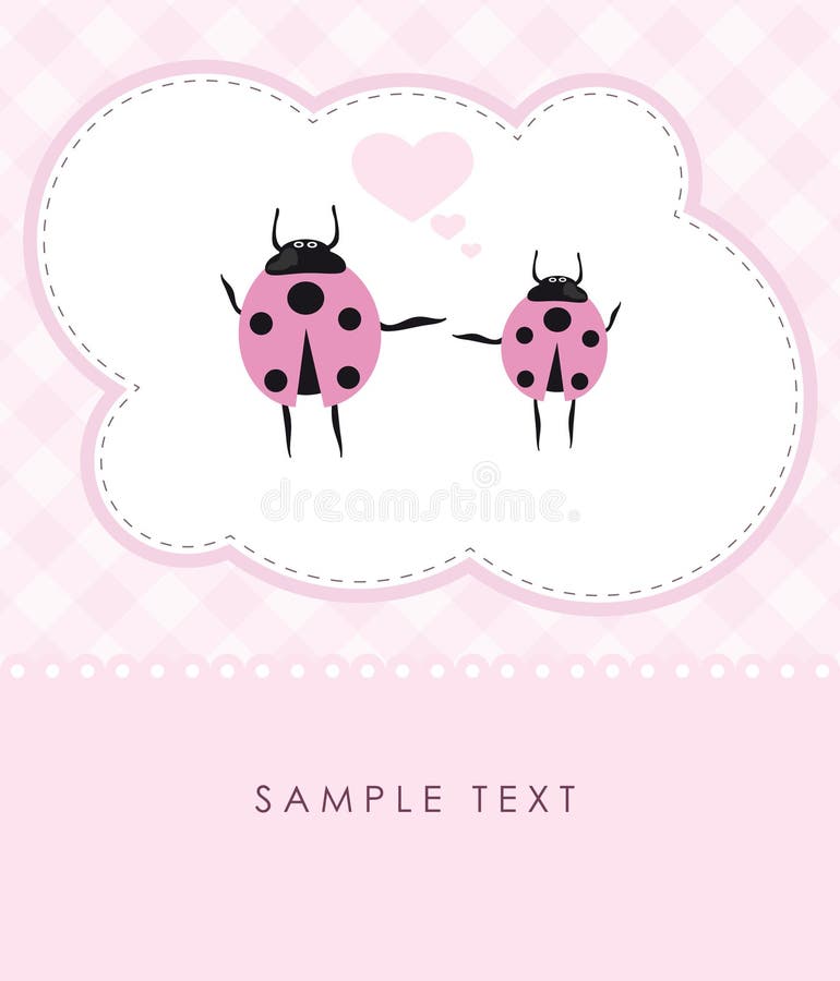 Ladybugs Kiss Stock Illustrations – 13 Ladybugs Kiss Stock ...