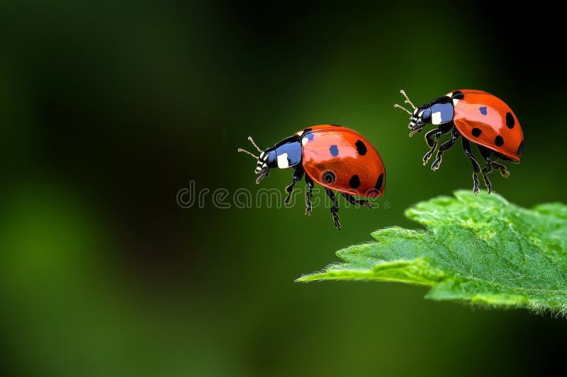 Ladybugs, Fluttering Wings, Taking Flight Bring a Moment of Joy As they ...