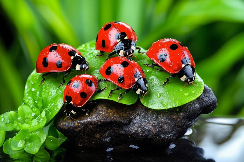 Ladybugs, Tiny and Colorful, Bright Red Shells Bring a Touch of Cheer ...