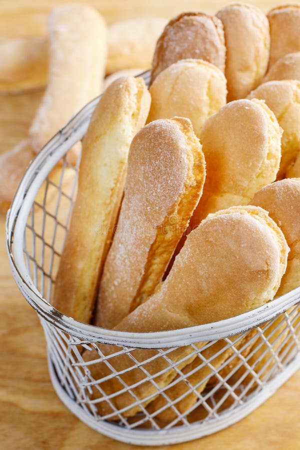 Ladyfingers biscuits stock photo. Image of homemade, natural - 49127086