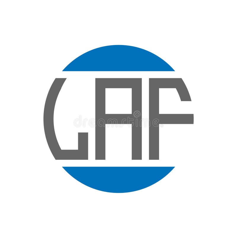 LAF Letter Logo Design on White Background. LAF Creative Initials ...