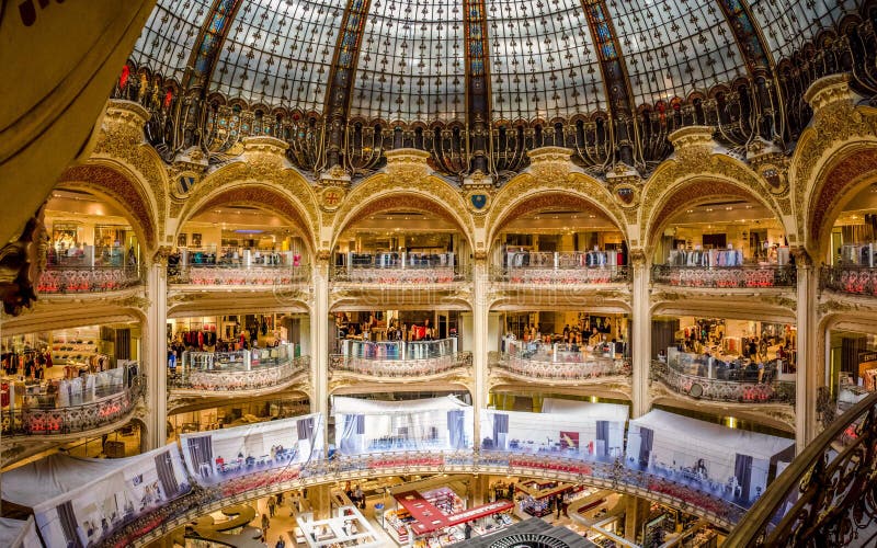 Lafayette Galleries Panorama Editorial Stock Image - Image of ...