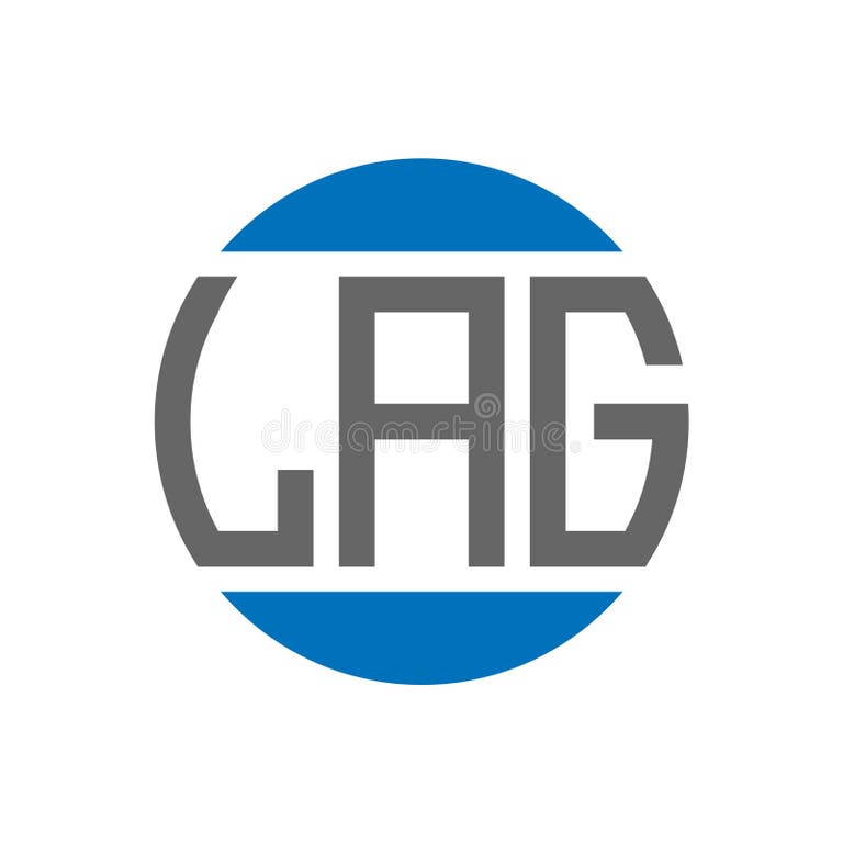LAG Letter Logo Design on White Background. LAG Creative Initials ...