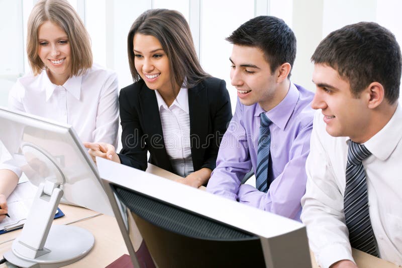 Lagarbete arkivfoto. Bild av flicka, kvinnlig, företags - 26663764