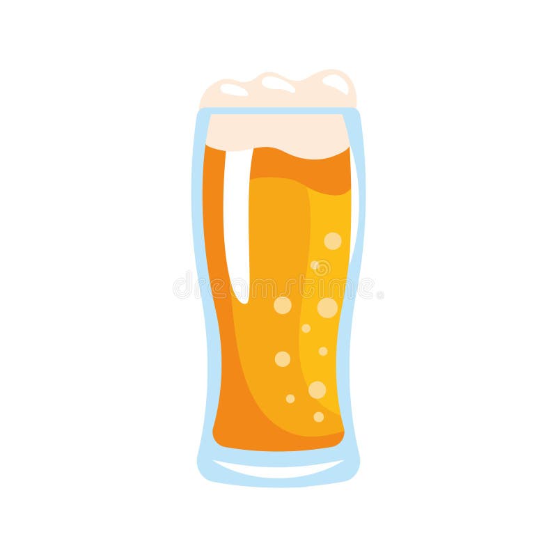 Lager beer glass drink stock vector. Illustration of vector - 320507635