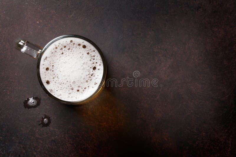 Lager beer mug stock image. Image of refreshment, stone - 96699235