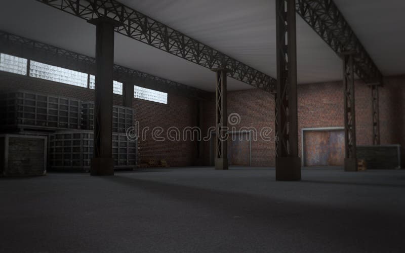 Lagerhaus stockbild. Bild von lagerhaus, lager, aufbau - 16887439