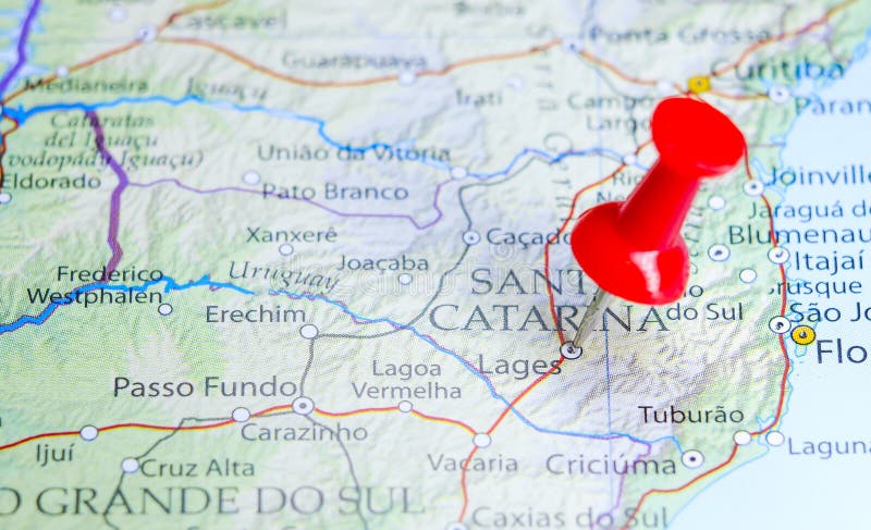 Location Map Santa Catarina State Brazil Stock Photos - Free & Royalty ...