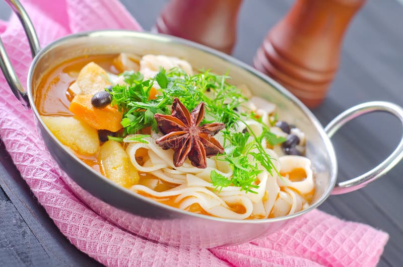 Lagman imagem de stock. Imagem de sopa, isolado, tempero - 33762289