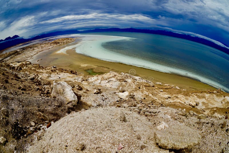 Lago Assal en Djibouti foto de archivo. Imagen de lago - 18853902