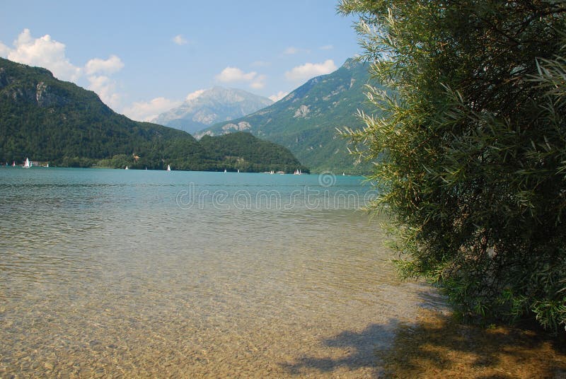 Lago Cavazzo 1 stock image. Image of outside, pebble, pebbles - 5998615