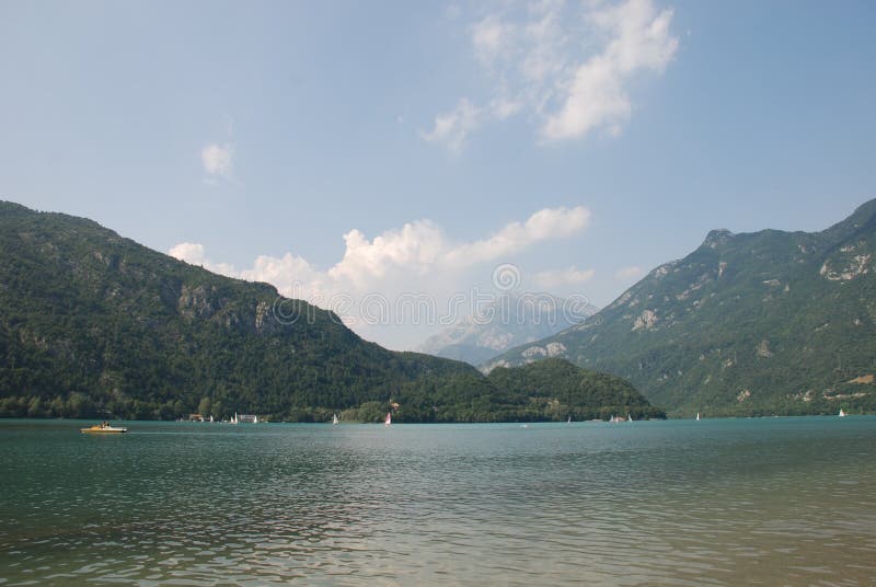 Lago Cavazzo 2 stock image. Image of hilly, shadow, europe - 5998633