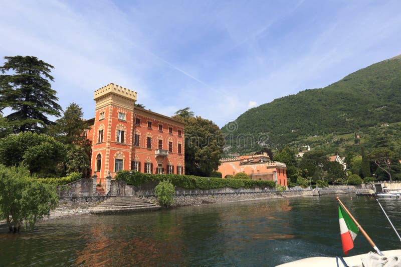 Lenno, Lago Como, Asistente Ve, Italia Imagen de archivo - Imagen de ...