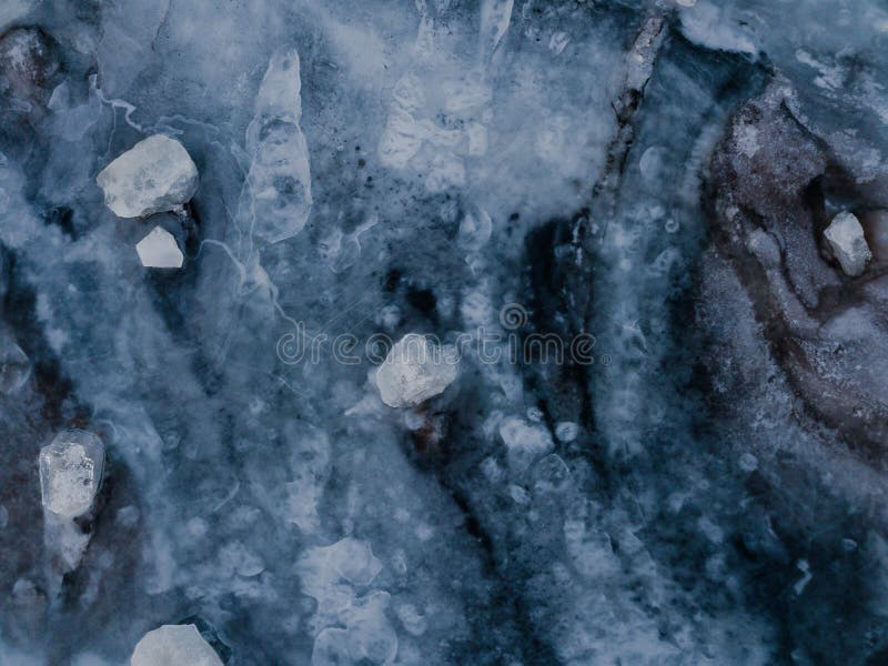 Lago congelado en Islandia foto de archivo. Imagen de horizontal ...
