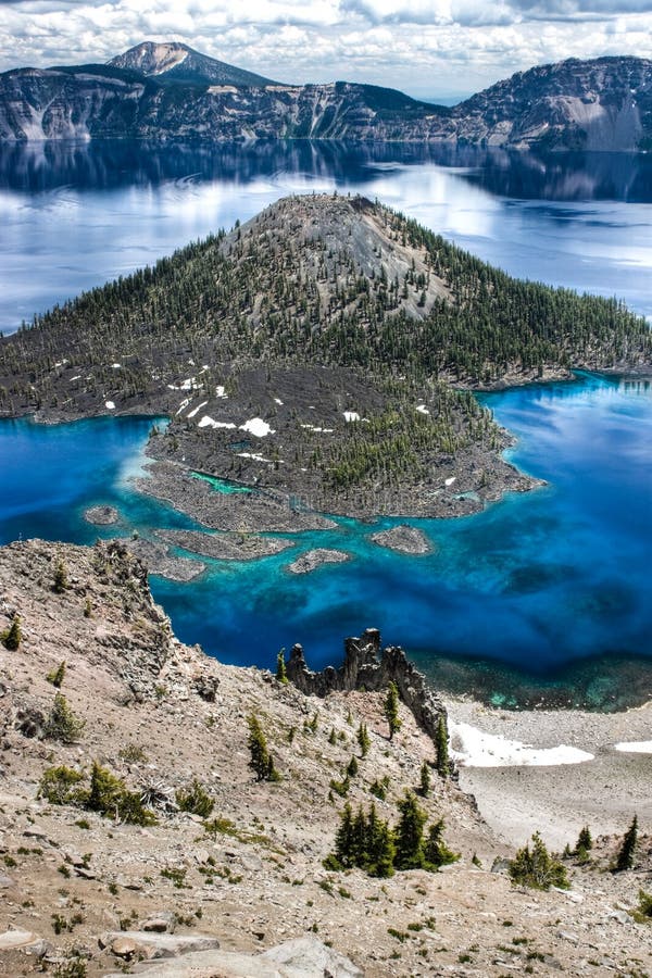 Parque Nacional Del Lago Crater, Oregon Imagen de archivo - Imagen de ...