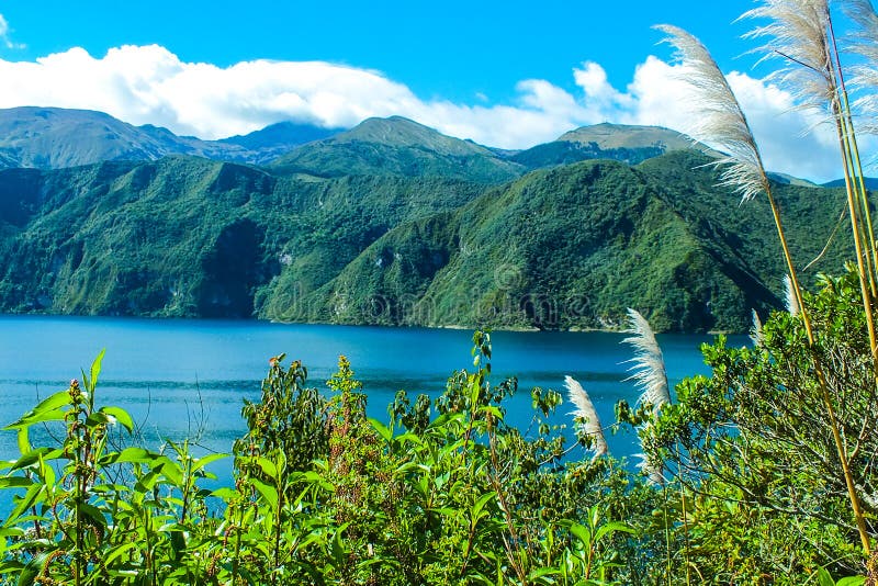 Lago Cuicocha, Provincia De Imbabura, Ecuador Imagen de archivo ...